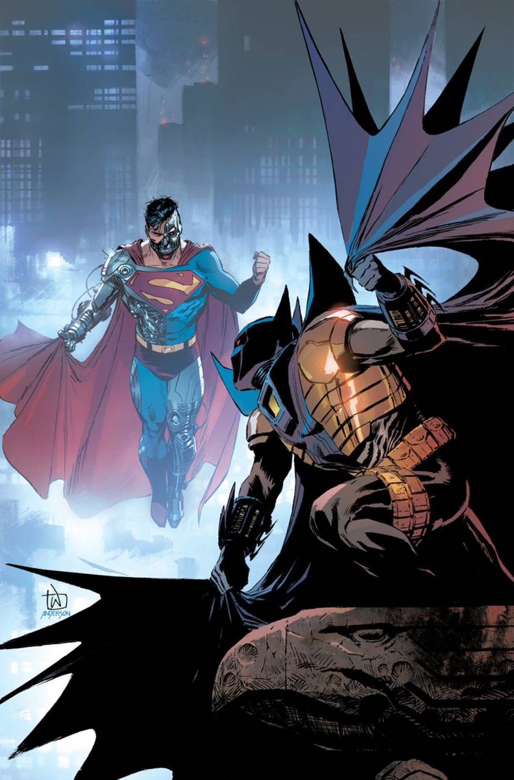 Batman & Superman's Dark Replacements Collide in New Variant Cover