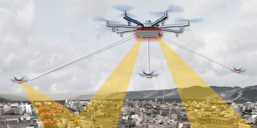 DARPA Project Aims To Charge Drone Swarms Mid-Air In Any Weather
