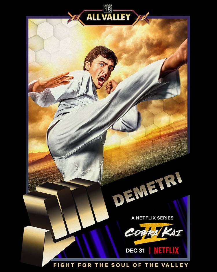 Cobra Kai Season 4 Character Posters: Miyagi-Do & Eagle Fang In Action
