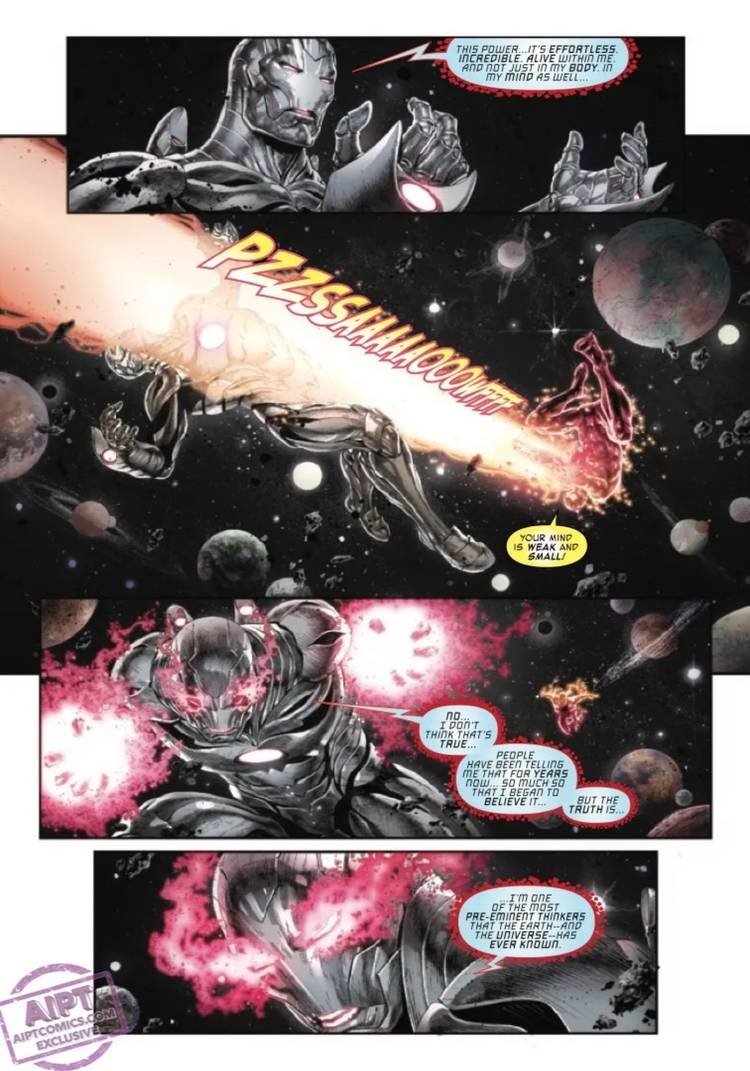 Iron Man Becomes The Iron GOD In Most Epic Cosmic Battle Ever