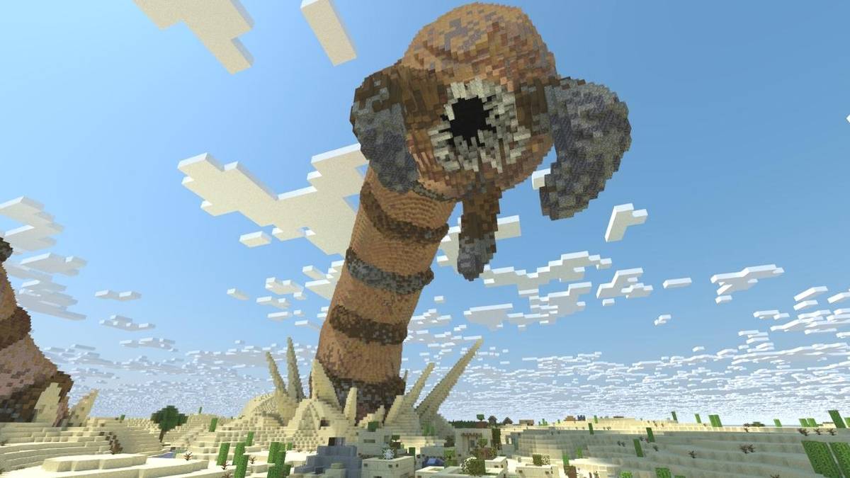 Minecraft Sand Worm Will Make You Never Visit The Desert Again