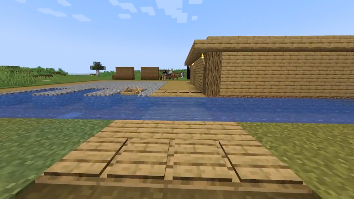 Minecraft Player's Submersible Bridge Makes Boating Easy