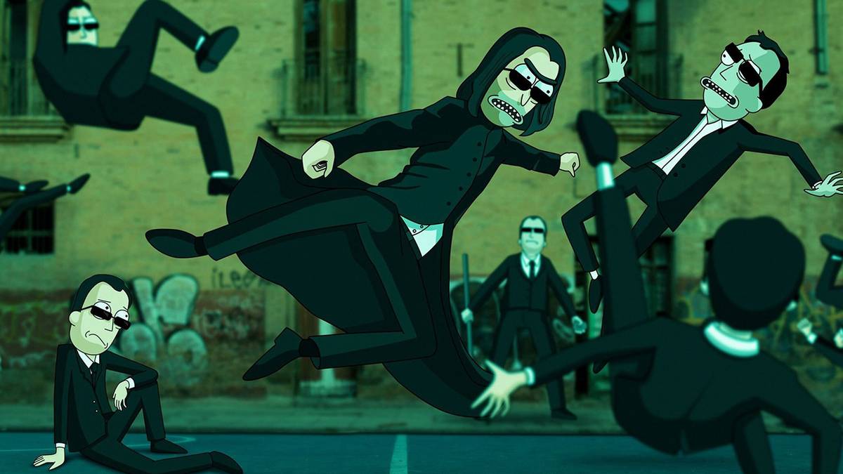 Rick & Morty Gets Matrix Parody Art For Resurrections Release