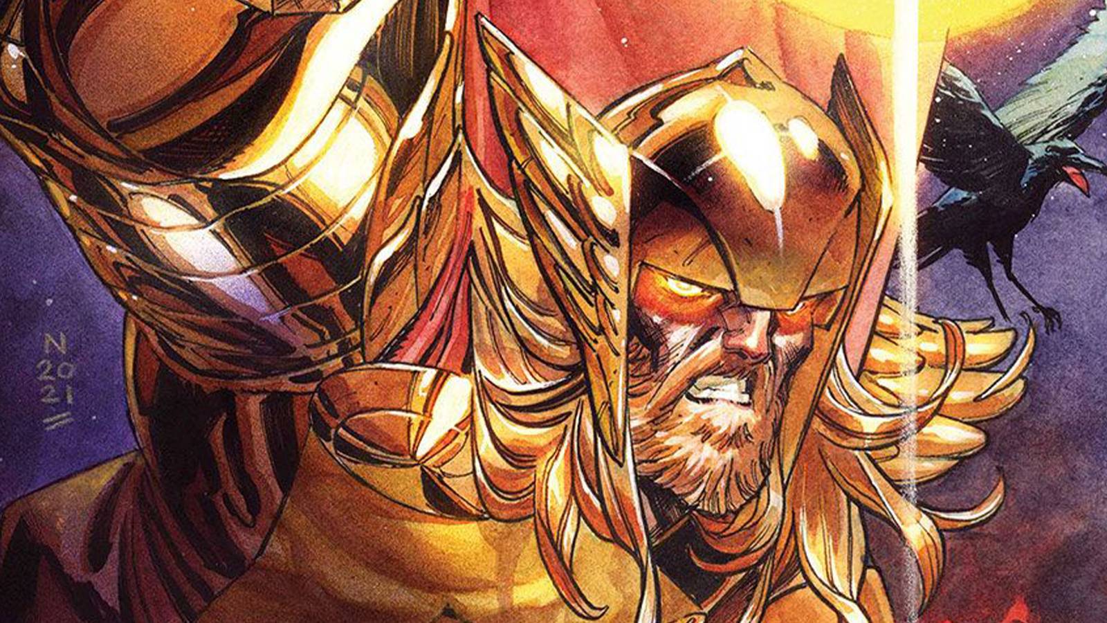 Thor's Epic New Golden Weapon Revealed in New Marvel Art