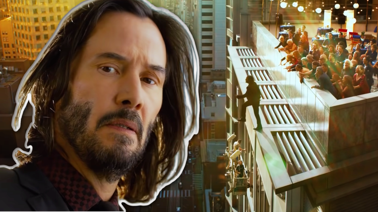 Keanu Reeves Jumped Off A 46-Story Building for Matrix 4 Stunt
