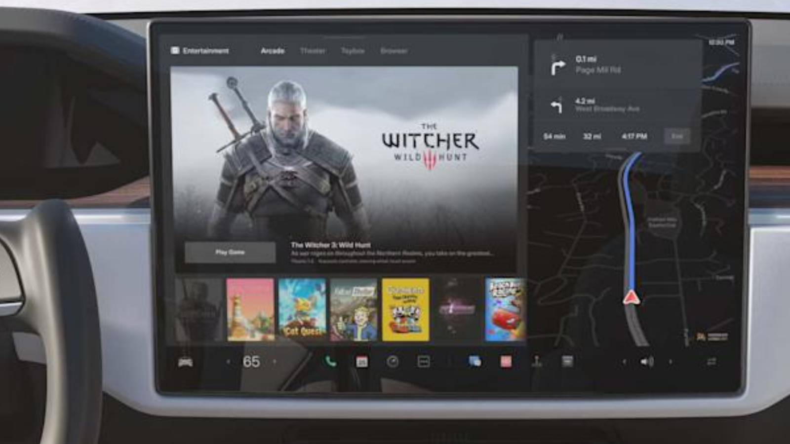 Gaming In A Moving Tesla Raises Serious Safety Concerns