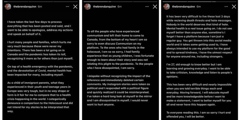 Bachelorette: Brendan S. Apologizes For Anti-Vax & Racist Remarks
