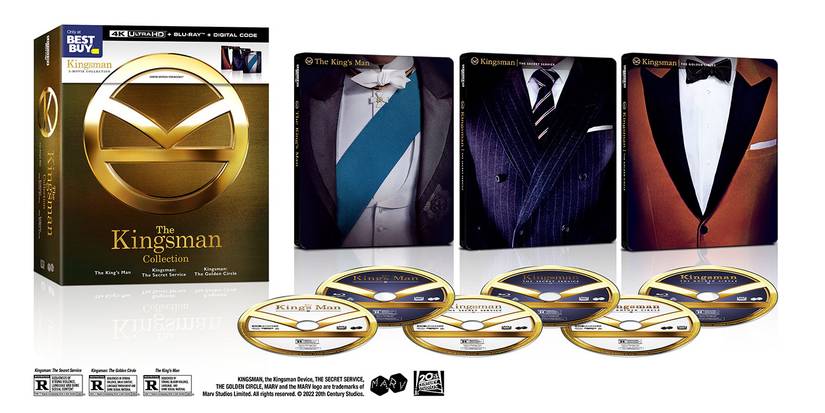 Kingsman Franchise Box Set Includes All 3 Movies In Chronological Order