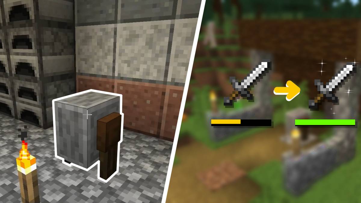 Minecraft: How to Craft a Grindstone (& What It's For)