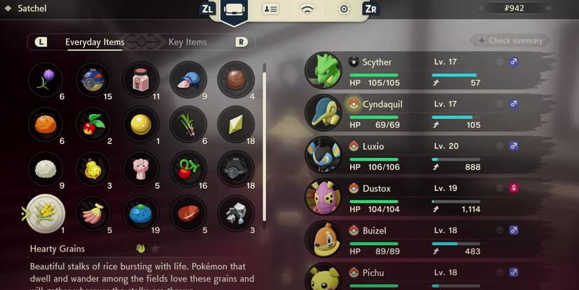 Pokémon: Arceus - How To Expand Your Inventory Storage (Satchel Bag)