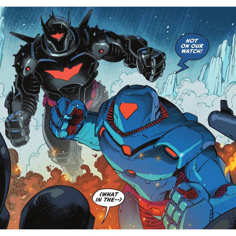 Superman & Robin Go Full Iron Man With Awesome Mech Armor