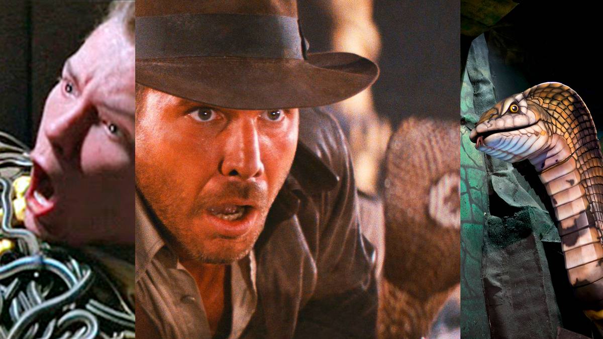 Every Time Indiana Jones Was Scared Of Snakes