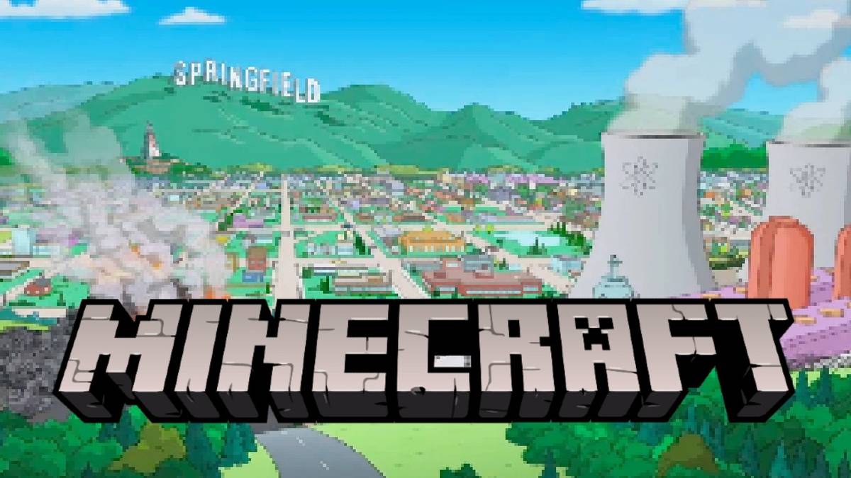 Minecraft Fan Is Rebuilding The Simpsons' Springfield In-Game