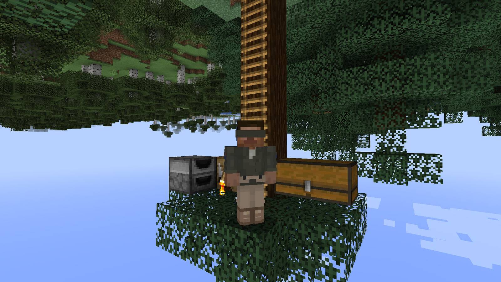 Minecraft Player Uses Gravity Mod To Play In Australia