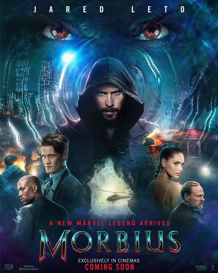 Jared Leto's Morbius Looms Over New Marvel Characters In Movie Poster