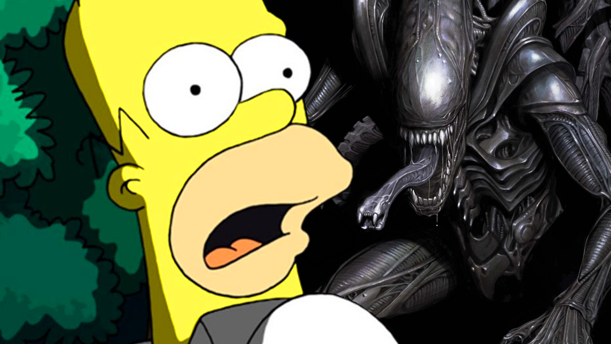 Simpsons' Alien Parody Proves the Film's Rejected Ending Would Have Worked
