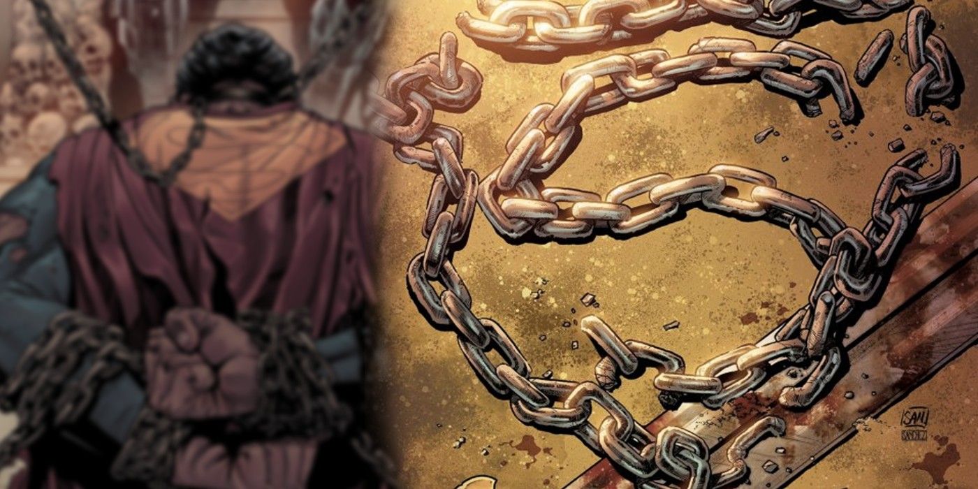 Superman Breaks His Warworld Chains in Beautiful Action Comics Cover Art