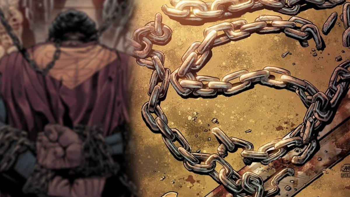 Superman Breaks His Warworld Chains in Beautiful Action Comics Cover Art