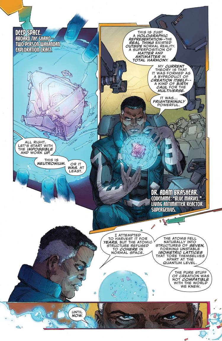 Who Is Blue Marvel: Origin & Powers of Avengers' Galactus-Beating Hero