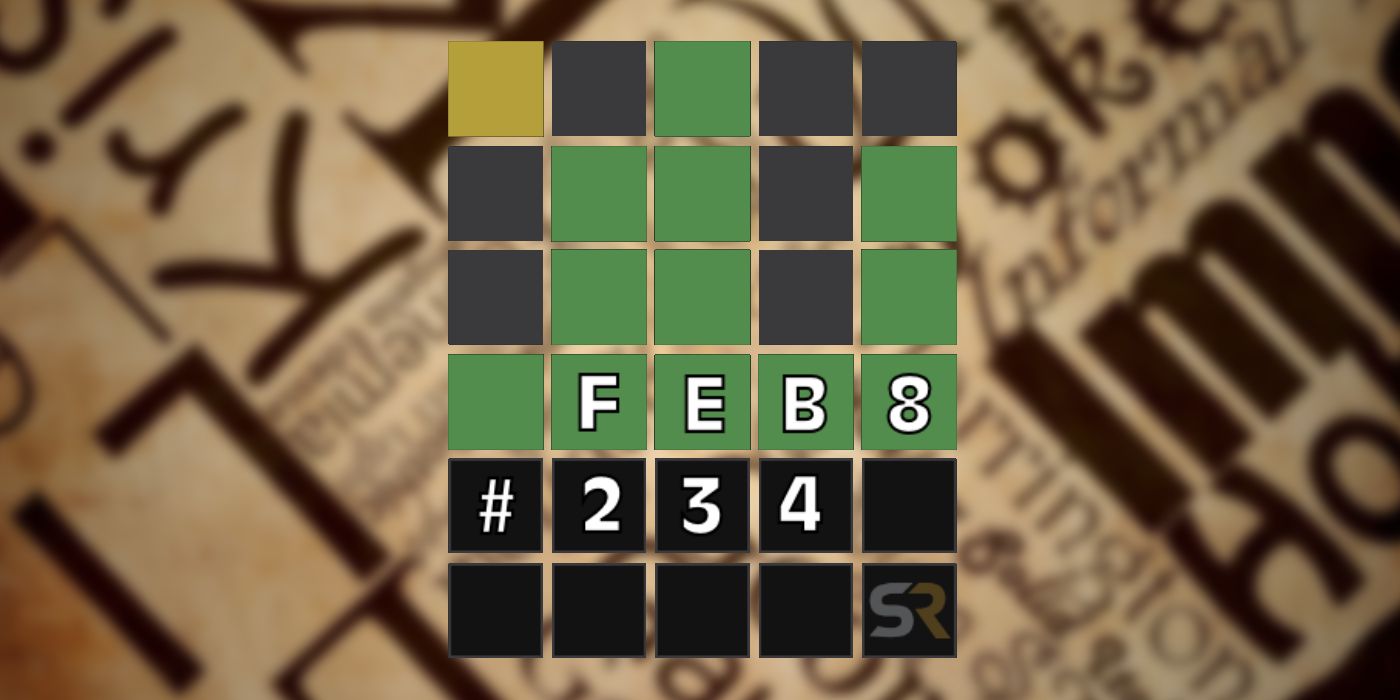 Wordle 234: February 8, 2022 Answer | Screen Rant