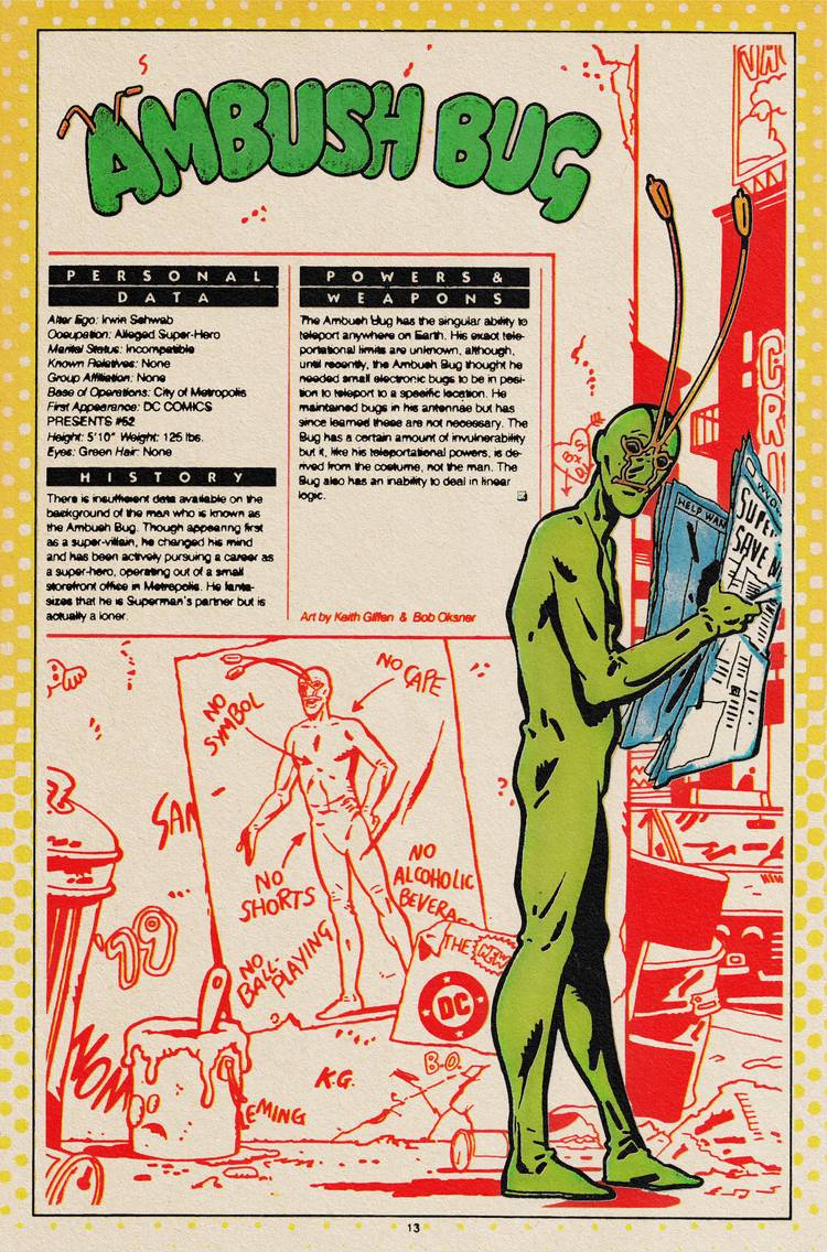 Who Is Ambush Bug: Origin & Powers of DC's Version of Deadpool