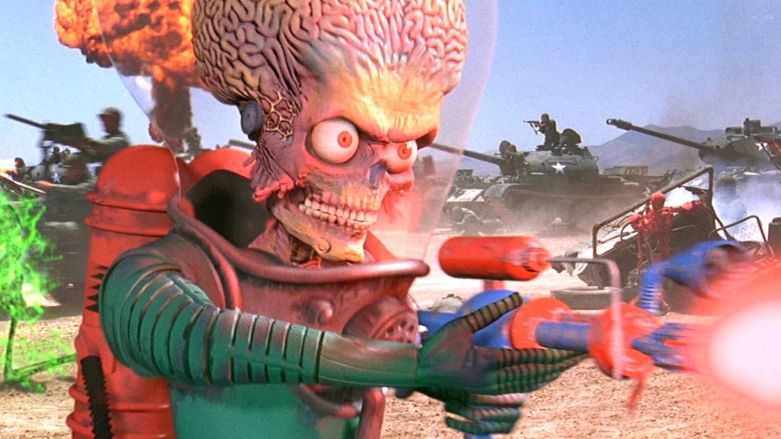Mars Attacks' Alien Dialogue "Ack, Ack" Is A Meta Gag