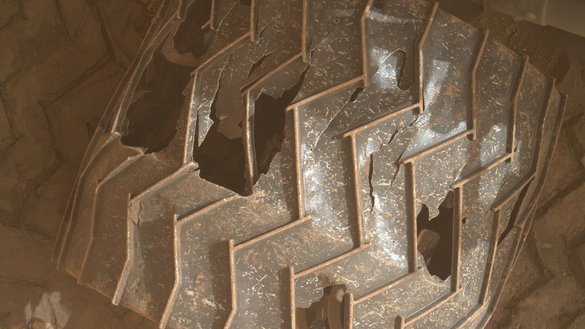 The Wheels On NASA's Mars Rover Look Awful In These New Photos