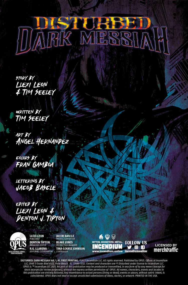 Metal Band Disturbed's Mascot The Guy Gets Epic Comic Origin Story