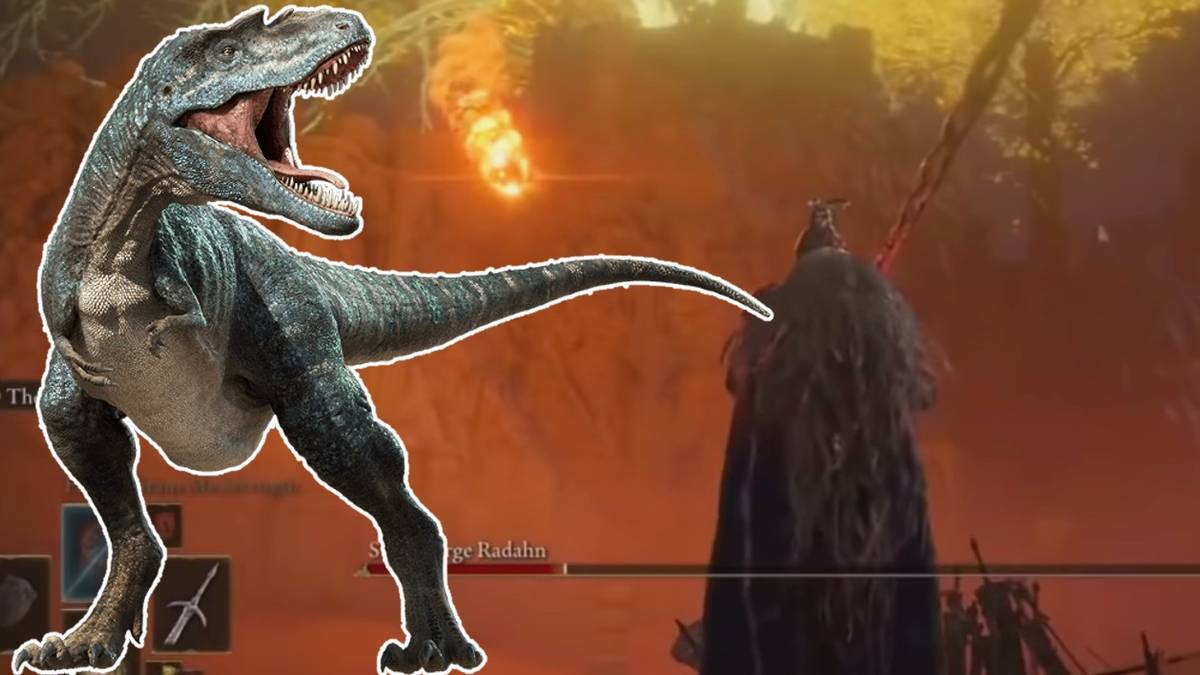 Elden Ring's Radahn Kills The Dinosaurs In Clever Meme
