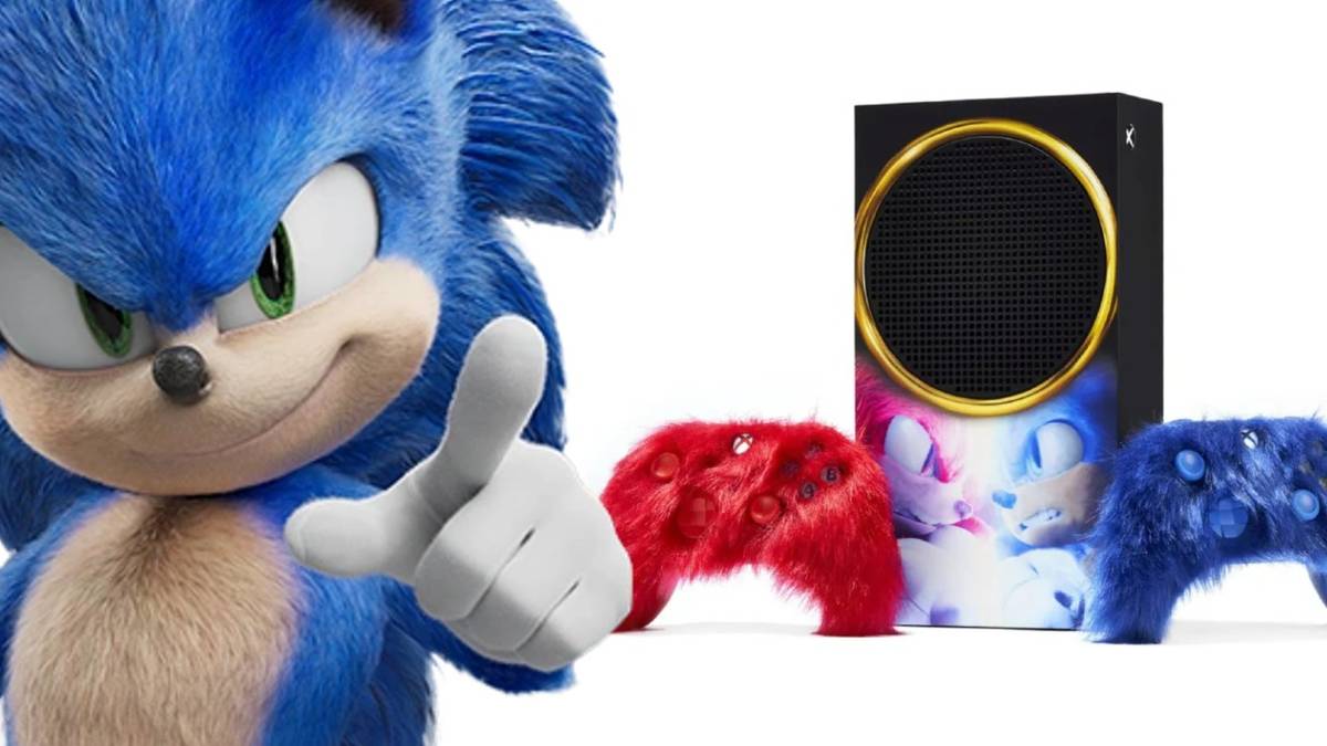 Furry Sonic the Hedgehog Xbox Controllers Aren't For Greasy Fingers