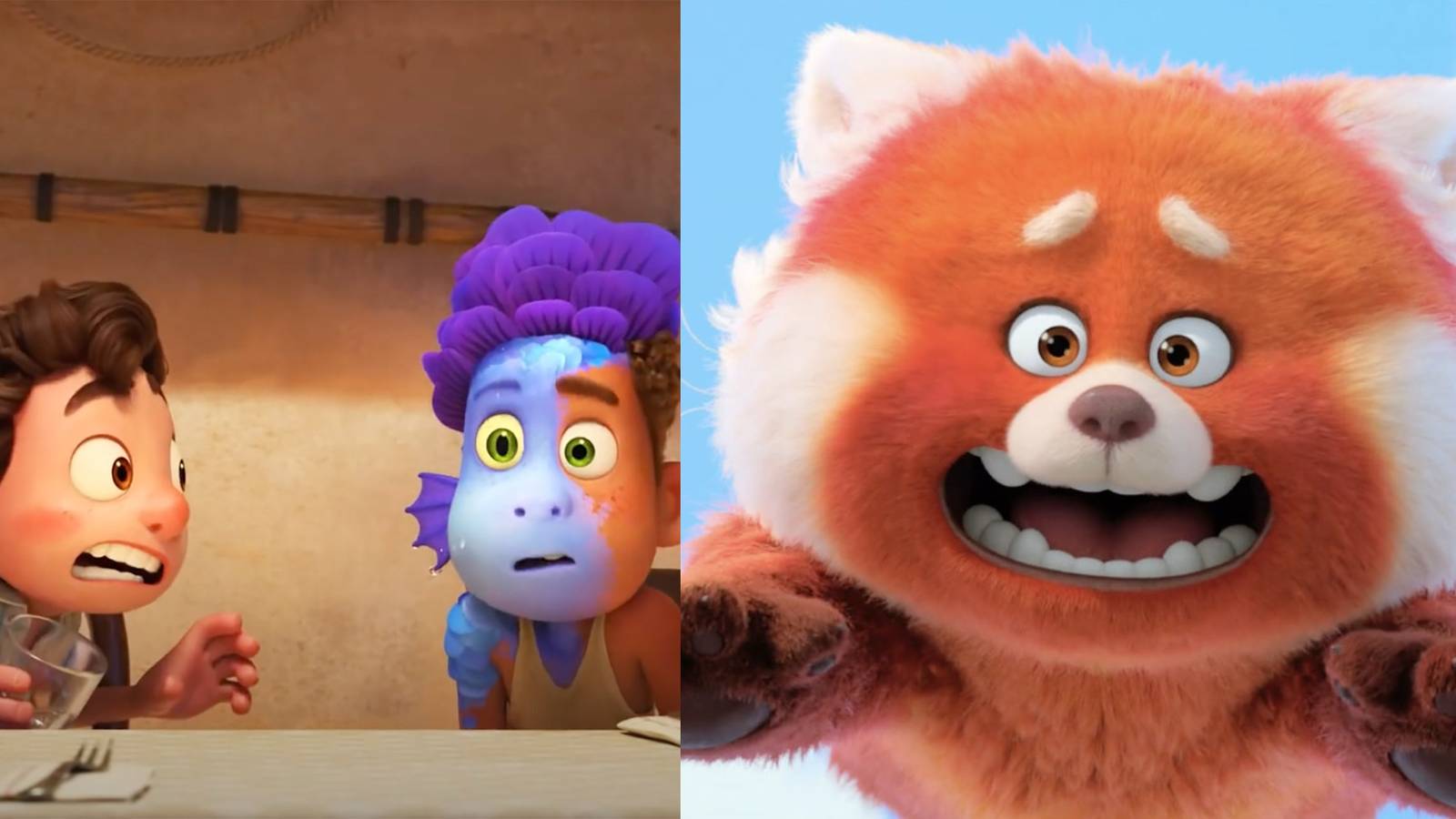 Turning Red Characters & Their Luca Counterparts