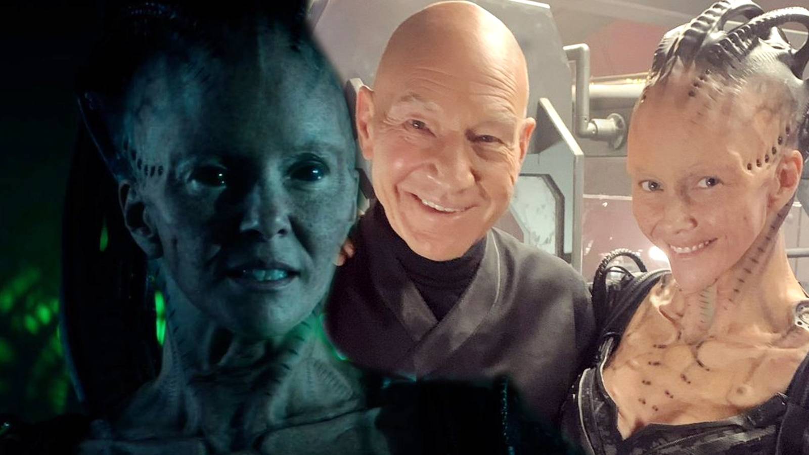 Star Trek Borg Queen Actor Shares Cute BTS Photo With Patrick Stewart