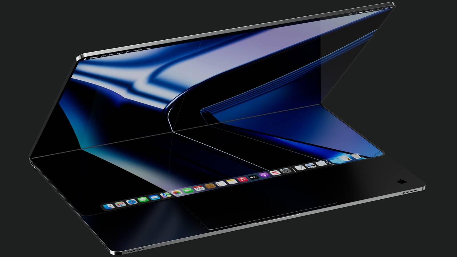 This Stunning Concept Shows What A Foldable MacBook Could Look Like