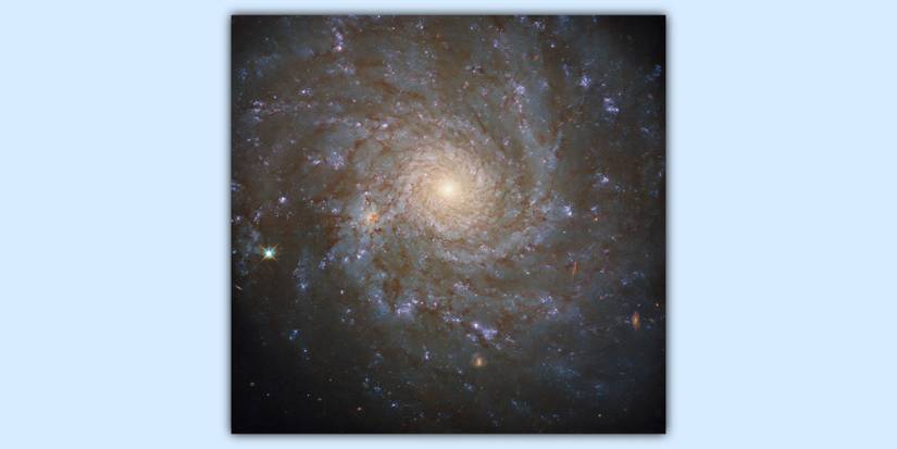 Stunning Spiral Galaxy Captured In NASA's Latest Hubble Photo