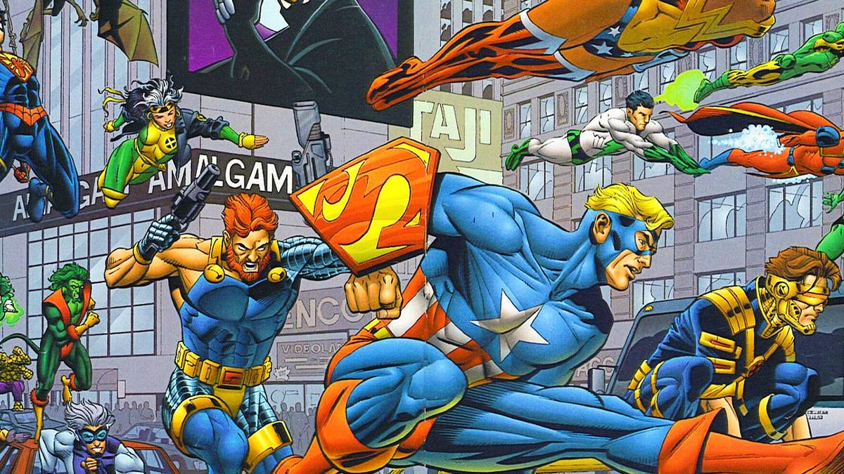 Marvel/DC Art Finally Gives Fans the Amalgam Heroes They Always Deserved