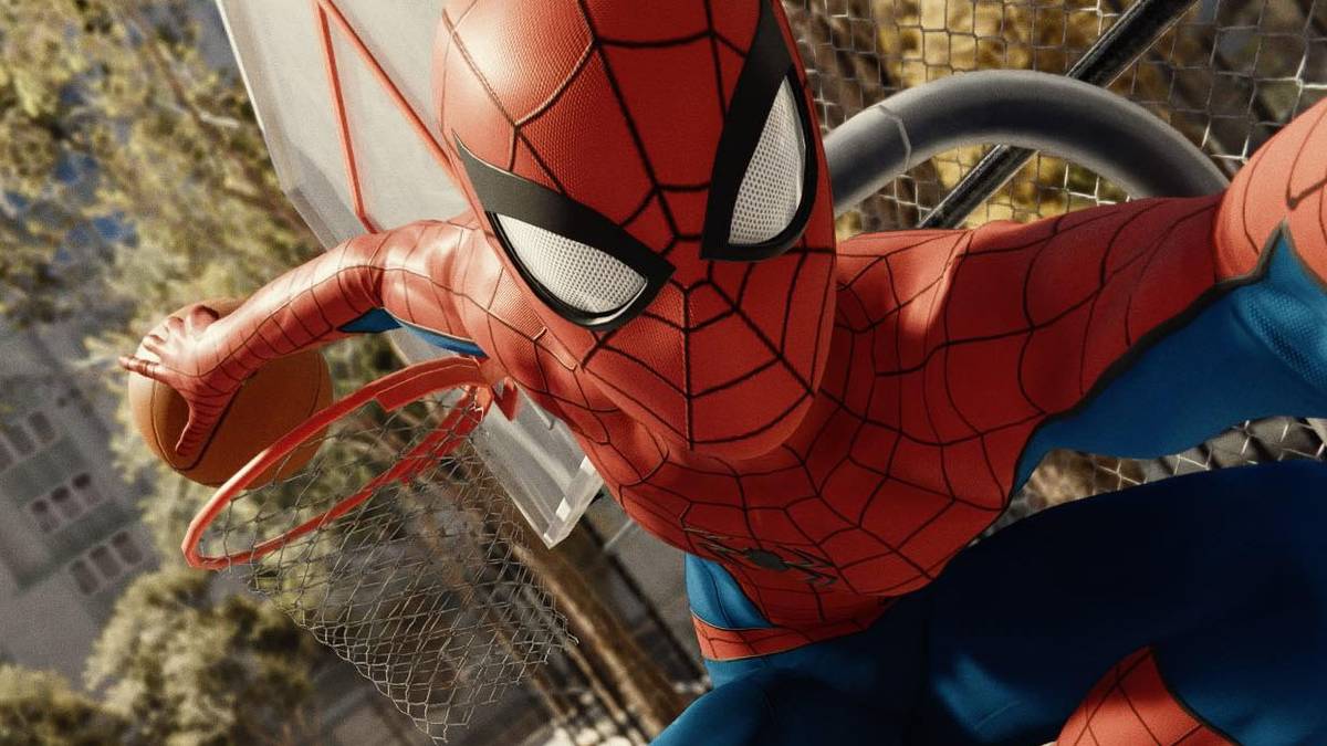 Marvel's Spider-Man Pulls Off Impressive Basketball Shot In Photo Mode