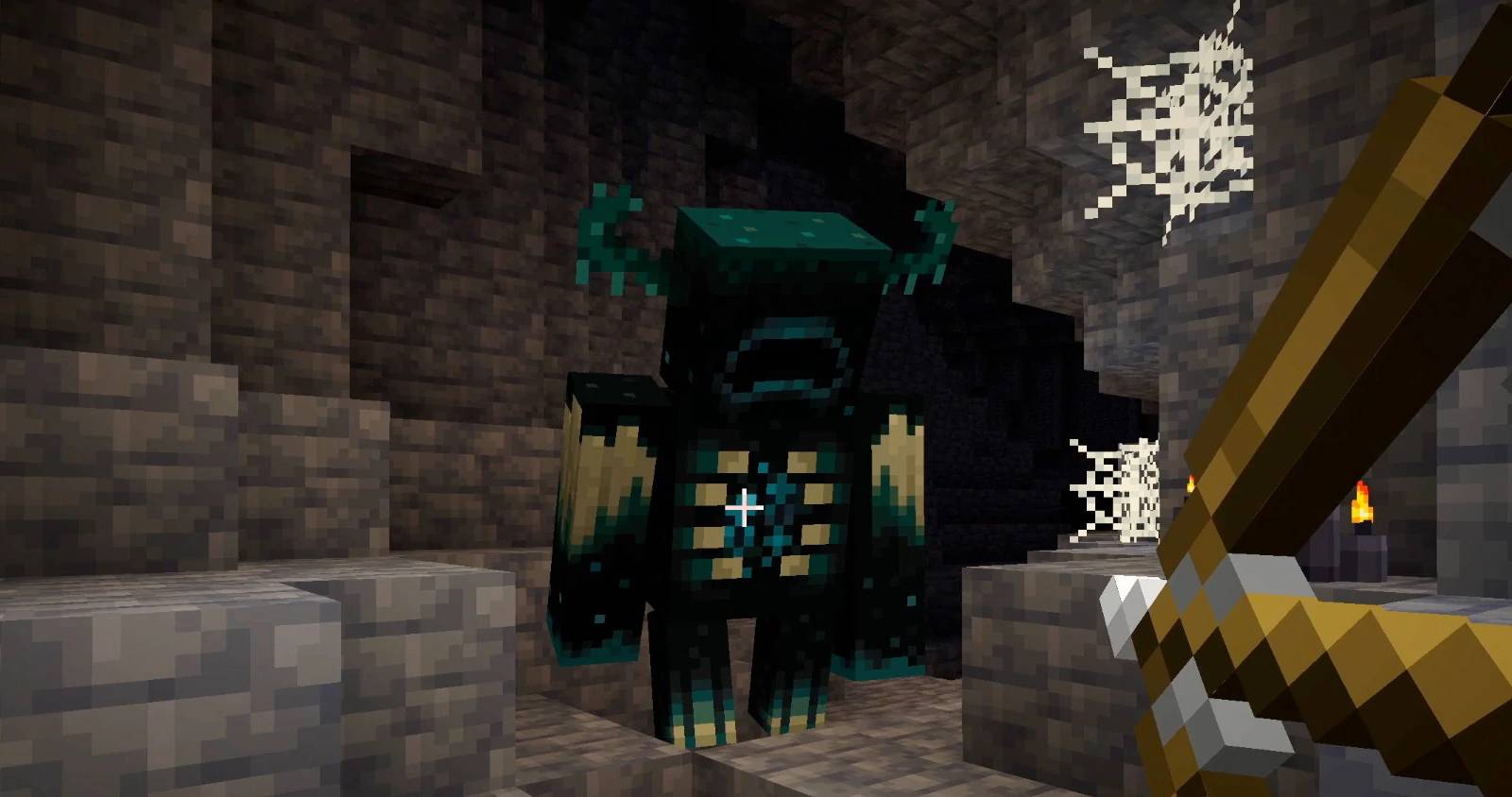 Minecraft's Terrifying Warden Enemy Now Fires Lasers