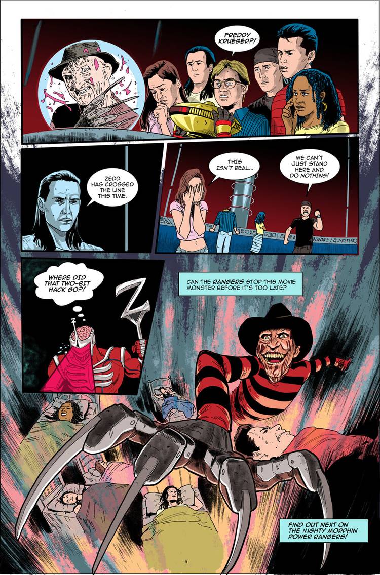Power Rangers vs Freddy Krueger: Still The Greatest Crossover in Comics?