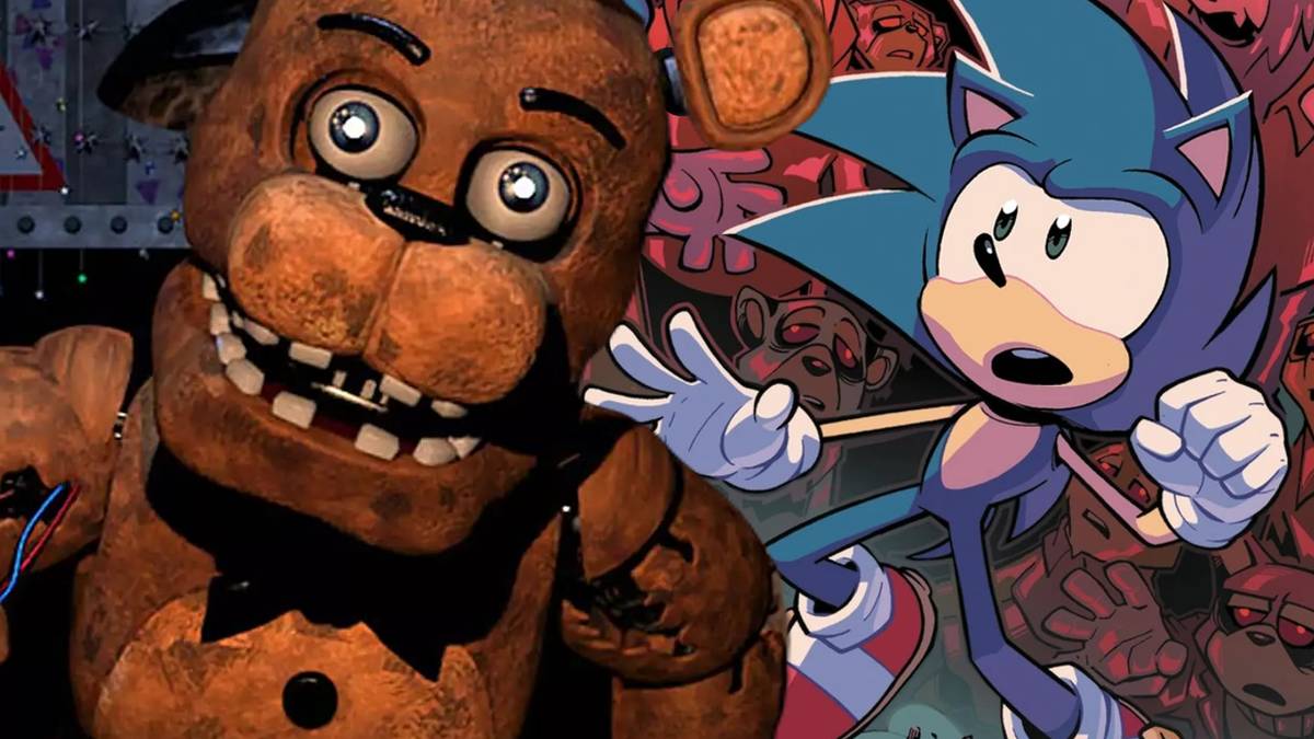 Sonic the Hedgehog Goes Full Five Nights at Freddy's In Dark New Art