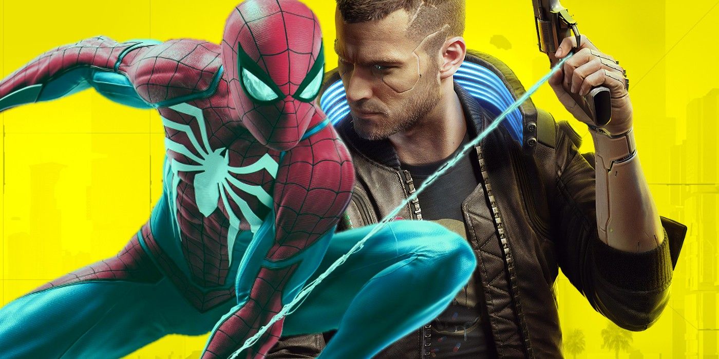Marvel's Spider-Man Art Imagines The Hero With A Cyberpunk 2077 Twist