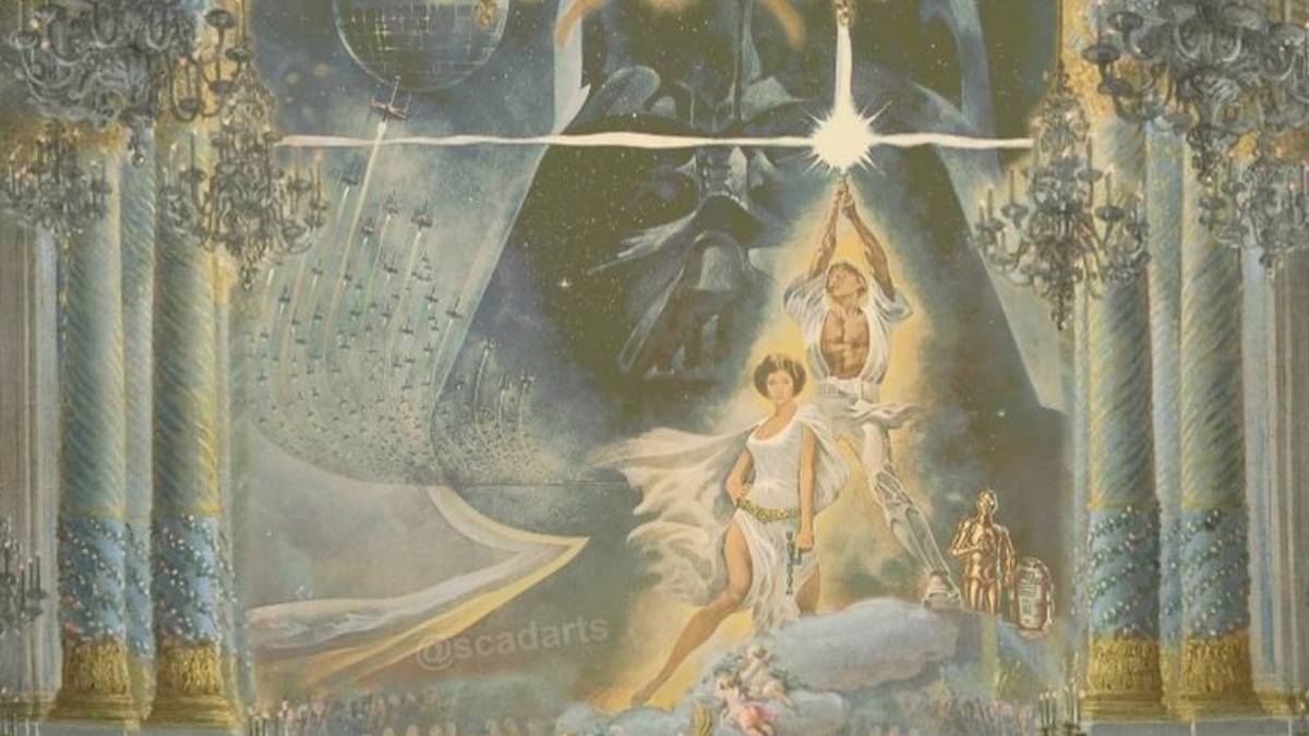Star Wars: A New Hope Poster Reimagined As Truly Classical Art
