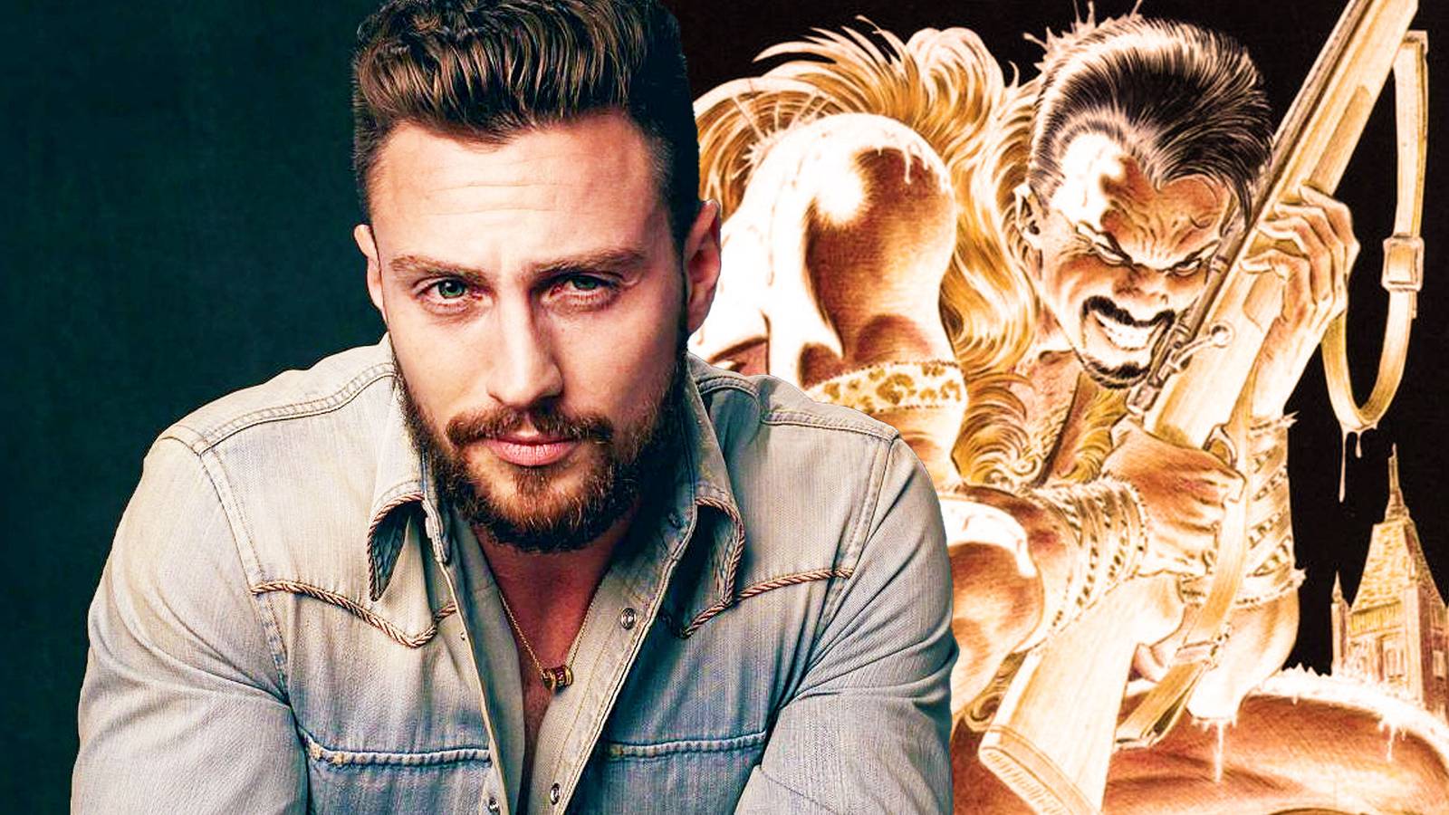 Kraven Set Photos Show Aaron Taylor-Johnson Filming Intense Action Scene