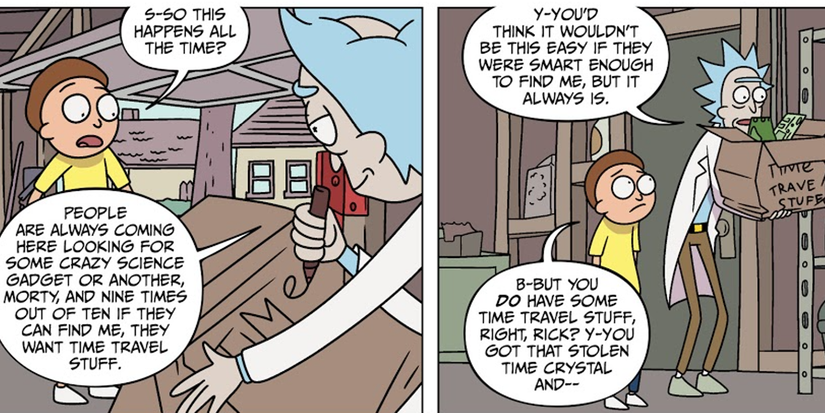 Rick and Morty's 'Time Travel Stuff' Box Has a Dark Secret Purpose