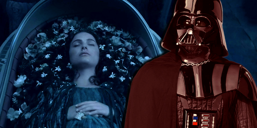 Haunting Star Wars Fanart Brings Vader To Padme's Tomb