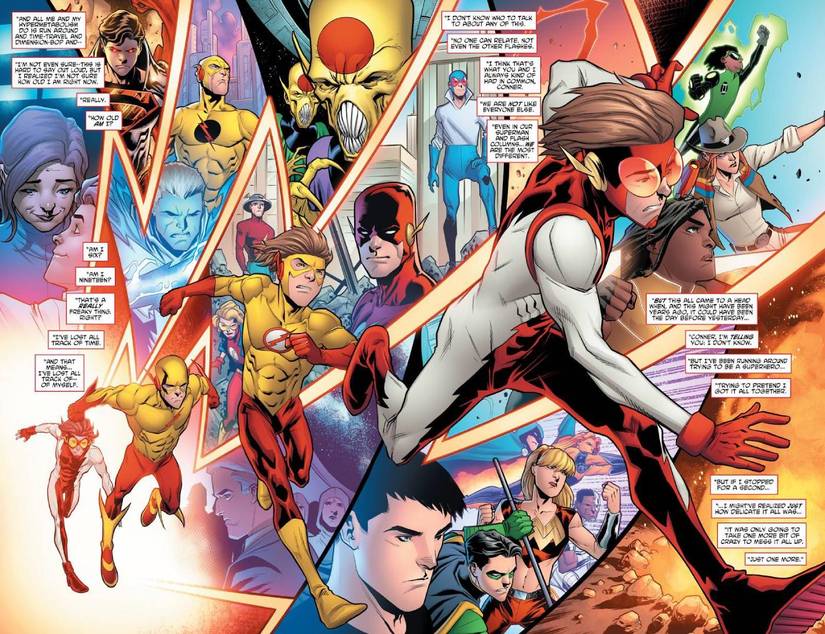 Bart Allen's Whole DC Comics History Captured in One Epic Speed Force Panel