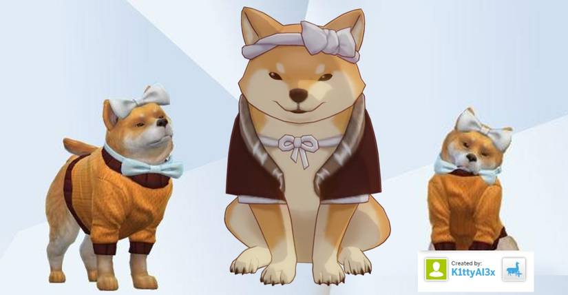Genshin Impact's Taroumaru Looks Even Cuter In Sims 4