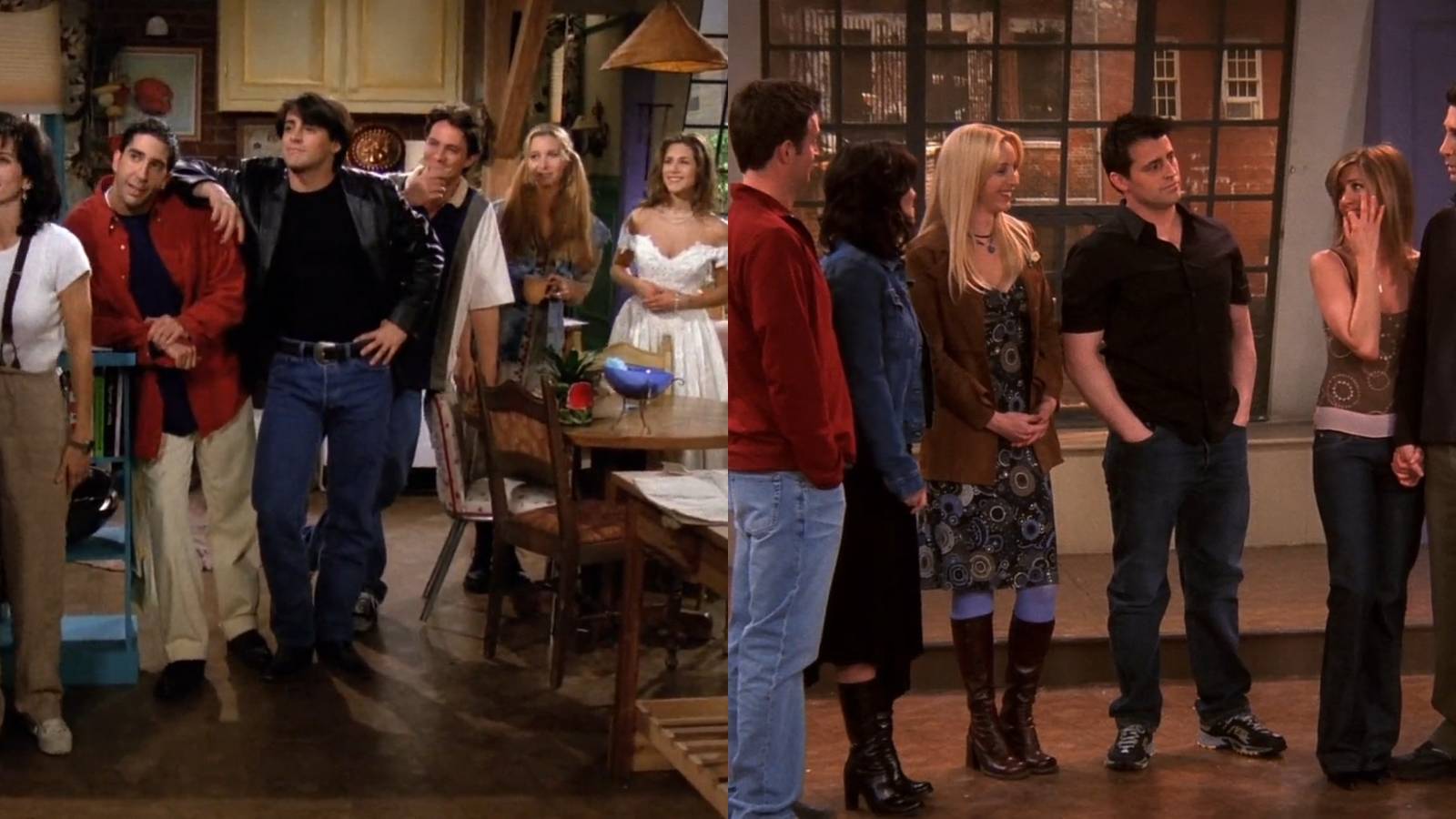 Friends: The Main Characters' First & Last Outfits