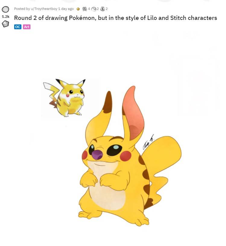 Fan Turns Pokémon Into Lilo & Stitch Experiments With Adorable Results