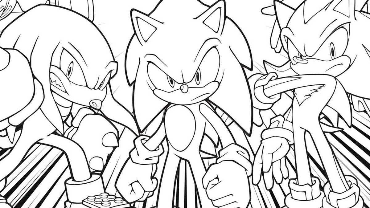 sega the official coloring book