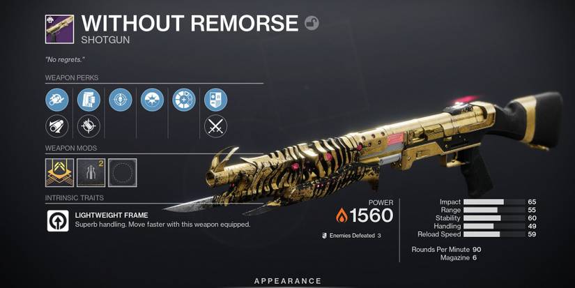 void shotguns destiny 2